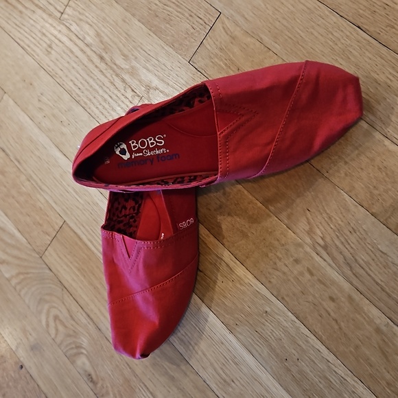BOBS from Skechers | Shoes | Bobs From Skechers Memory Foam Shoes Red ...